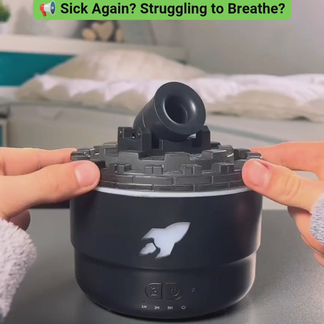 🔥 FlameGlow™ Viral Cannon Diffuser – Instantly Clears Congestion, Open ...